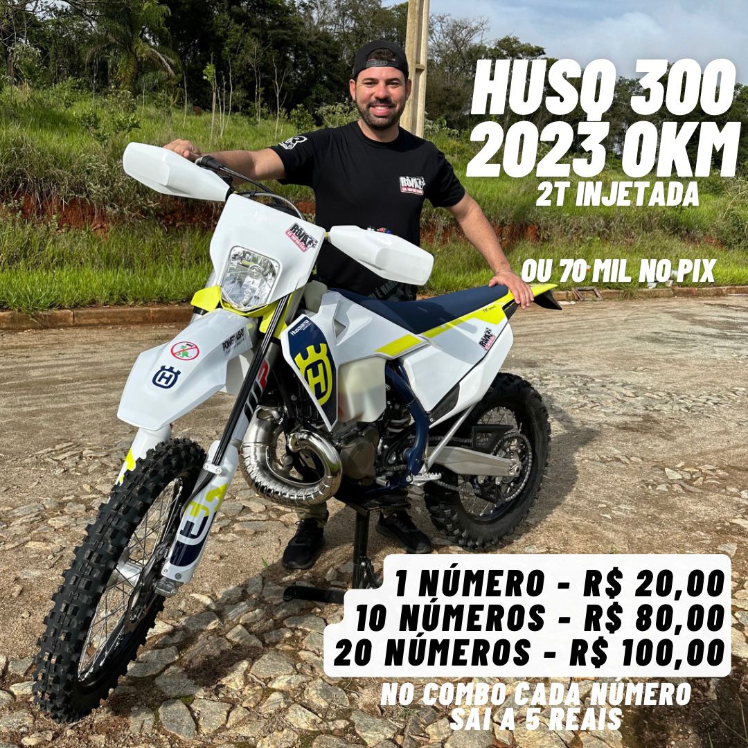 Husq 300i 2023 0km ou 70 mil - Agenda Off Road