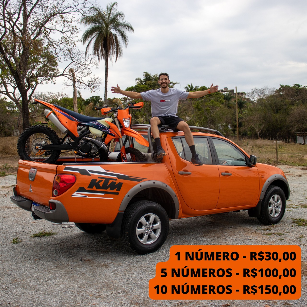 COMBO: L200 EDIÇÃO KTM + KTM 300 2022 0KM ou R$120.000 - Agenda Off Road