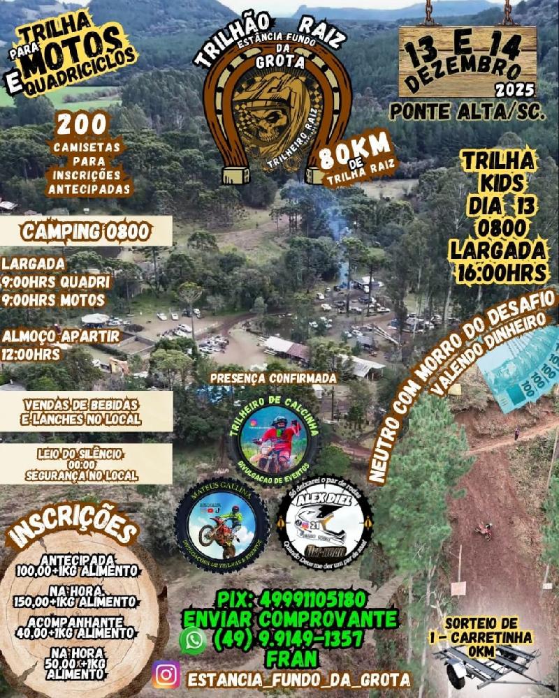 Trilhão Raiz Fundo da Grota - Agenda Off Road