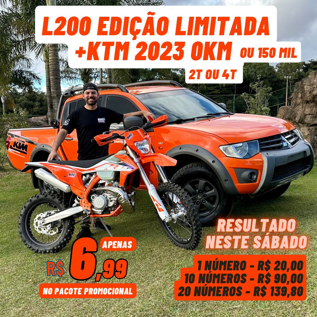 L200 Edição Limitada + KTM 2023 0km ou 150 mil - Agenda Off Road